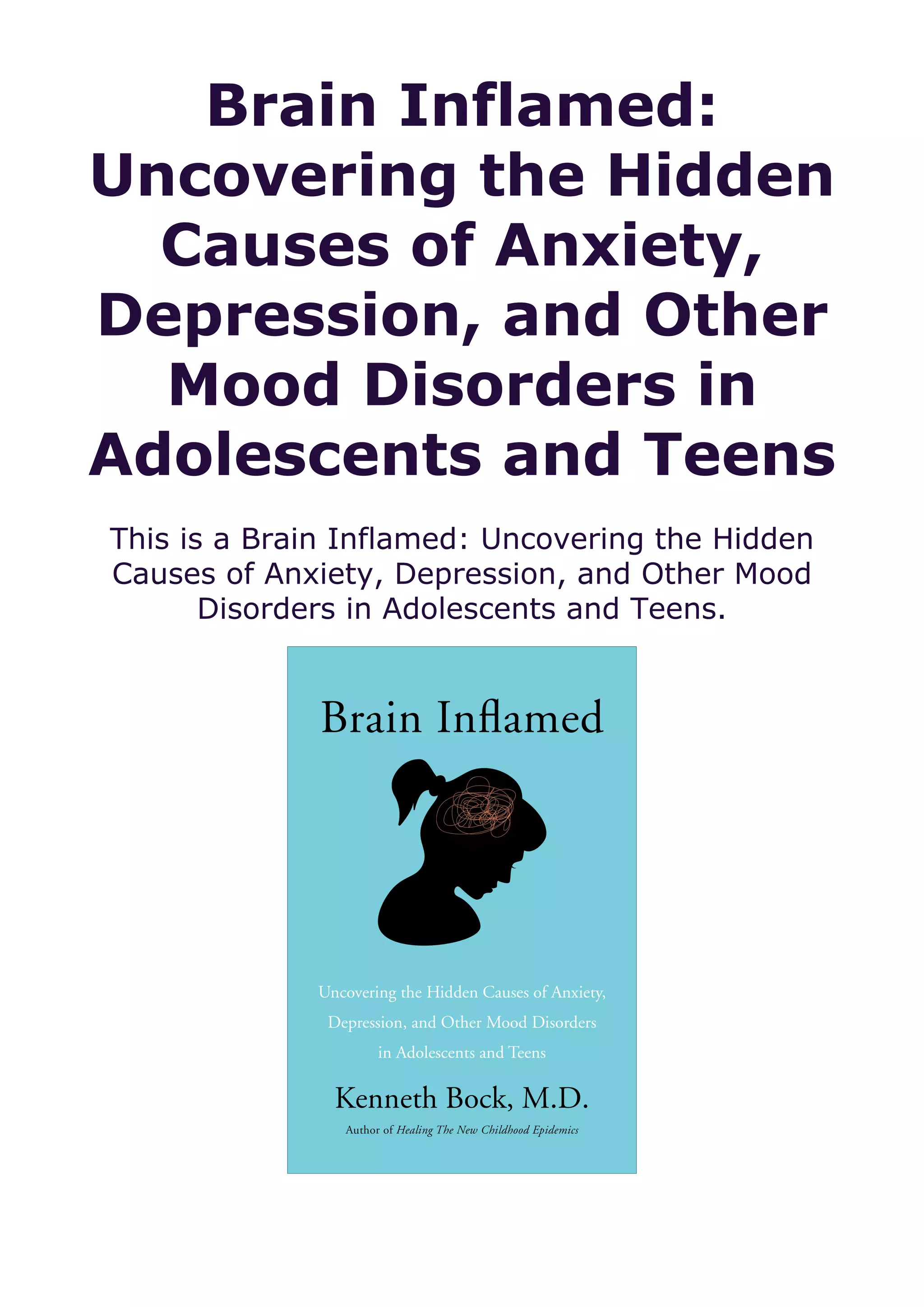 [AUDIBLE]||Brain Inflamed: Uncovering the Hidden Causes of Anxiety ...