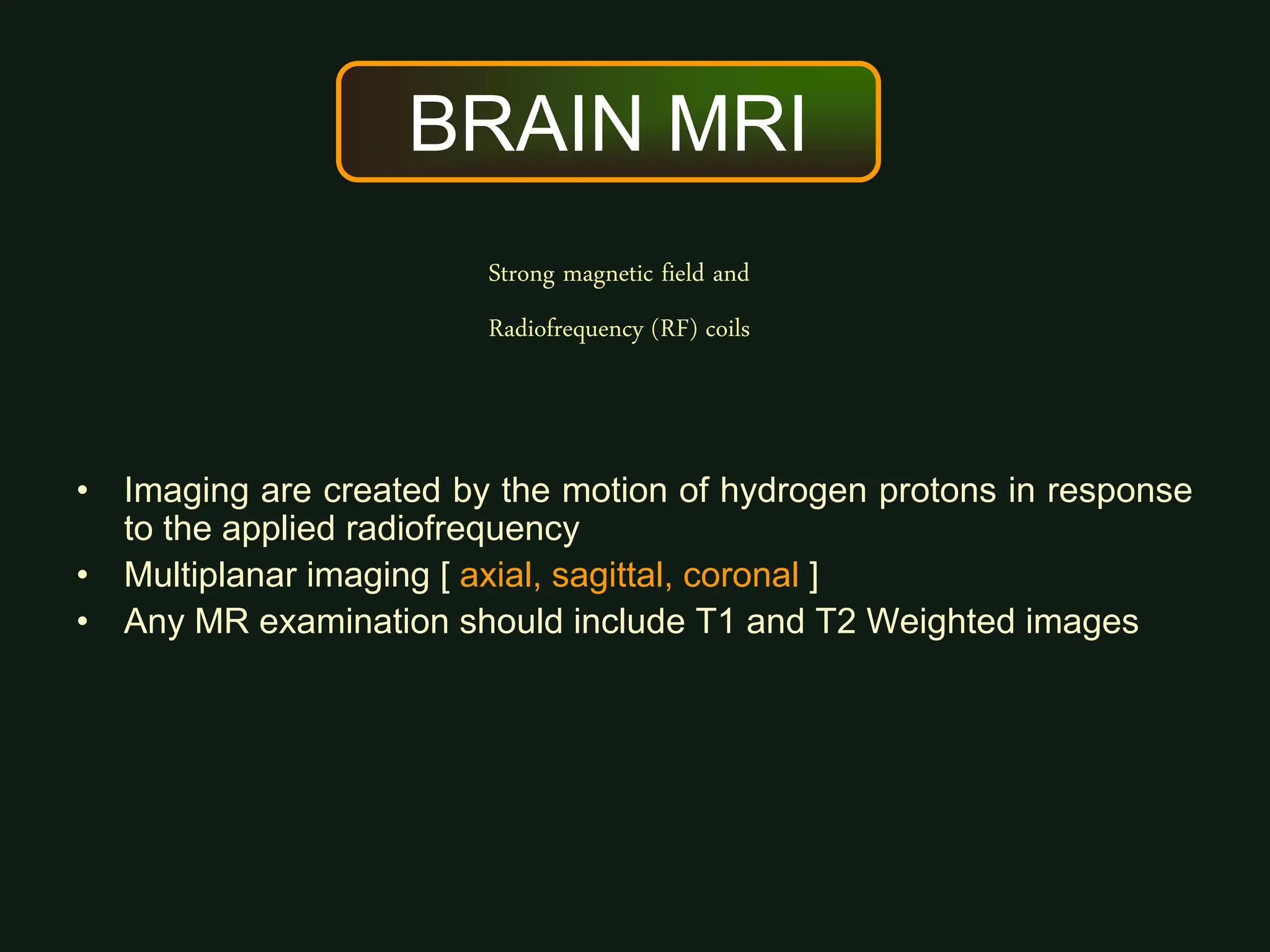 Normal brain imaging in CT and MRI for medical students | PDF