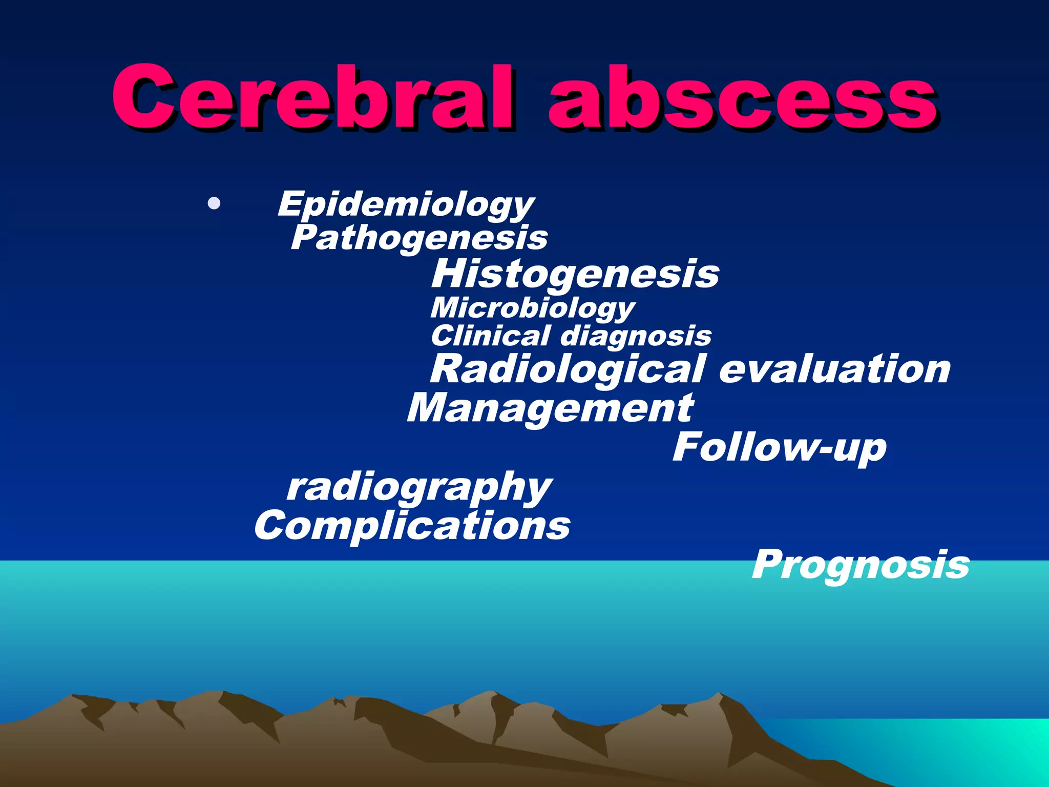 Brain abscess | PPT