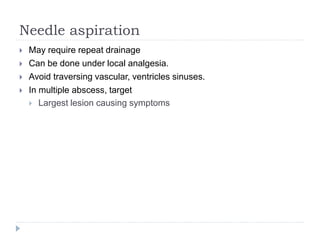 Brain abscess | PPTX