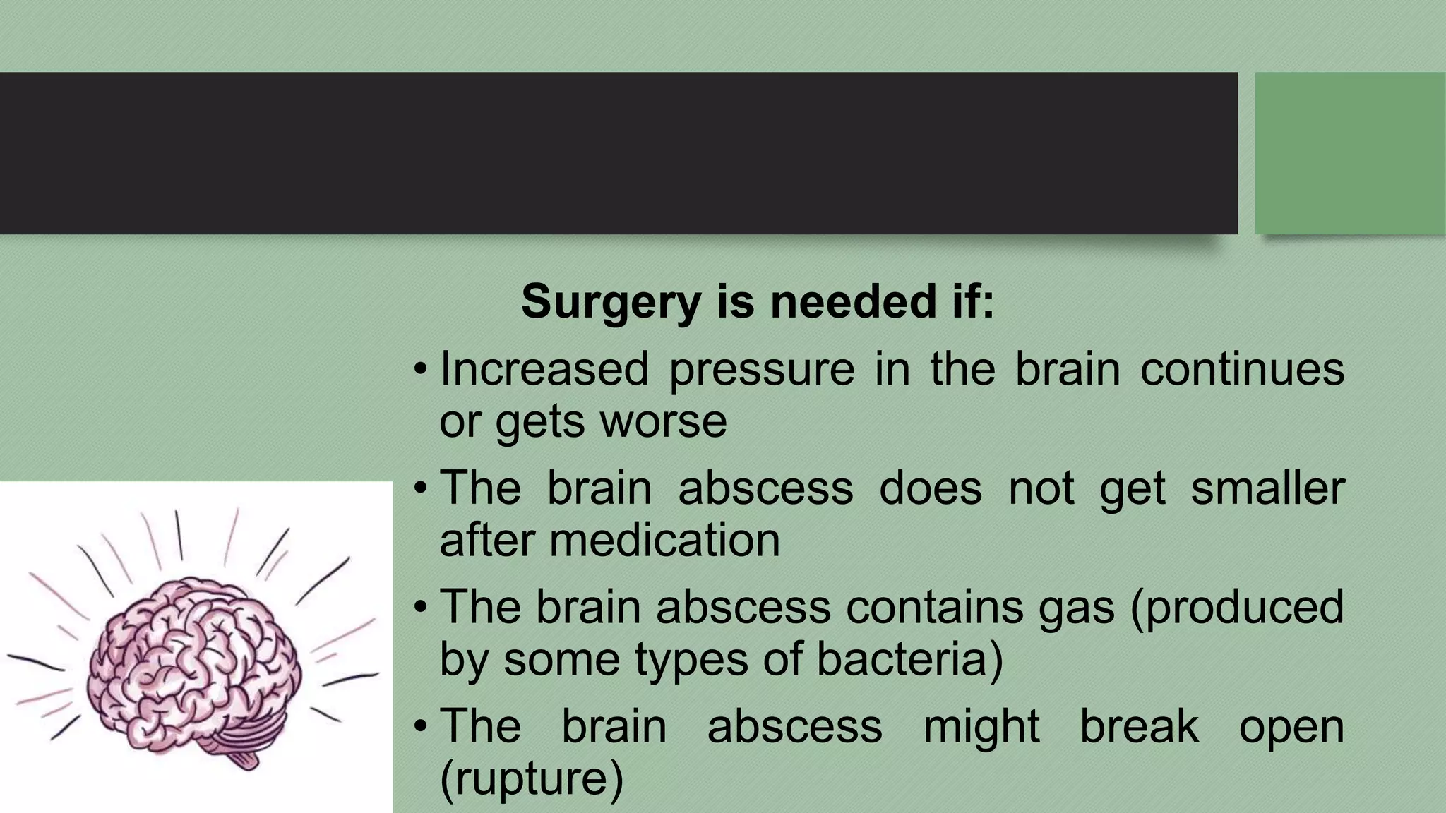 Brain abscess | PPTX