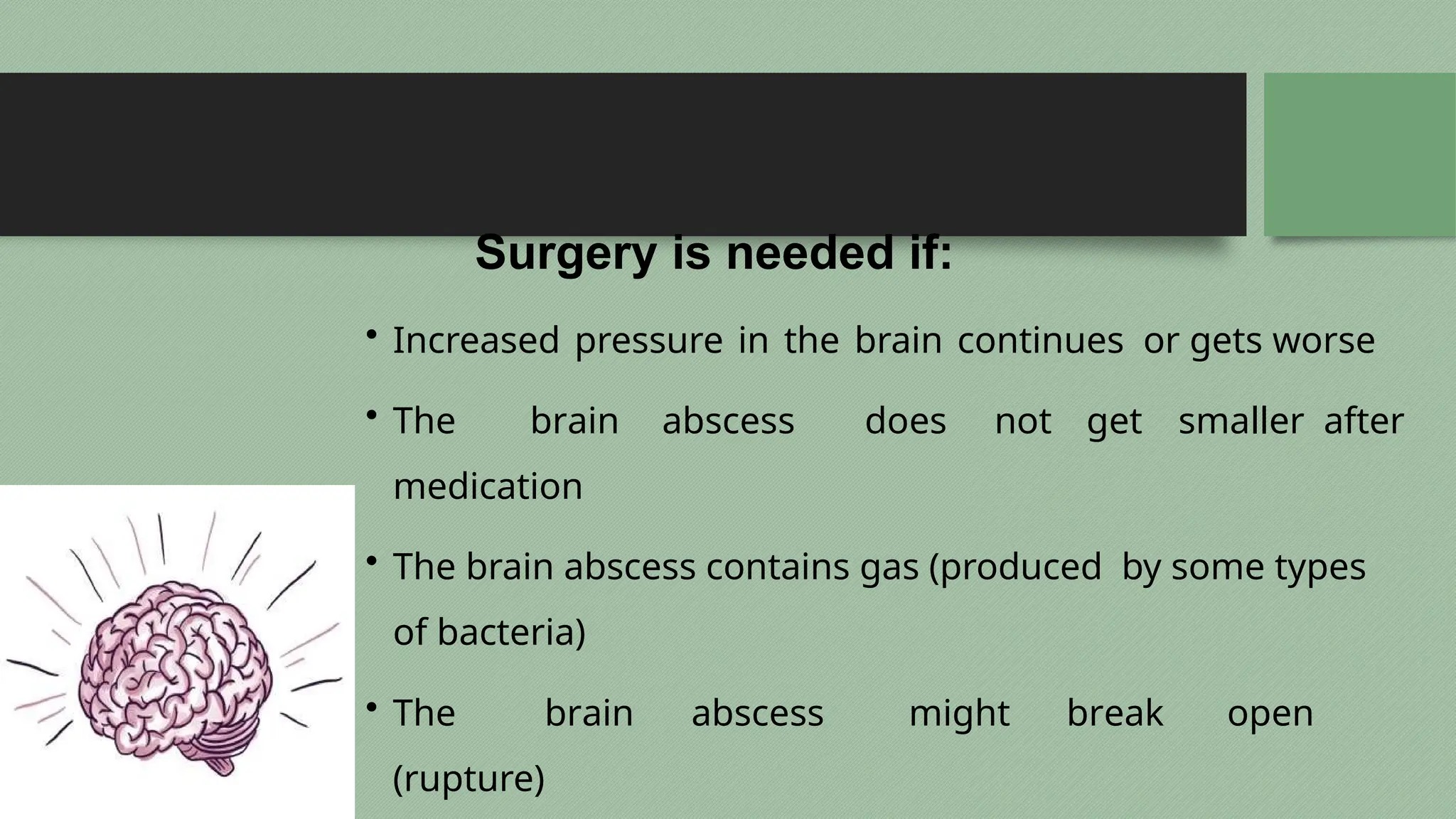 brain abscess, signs and symptoms, diagnostic tests, c/f. | PPTX