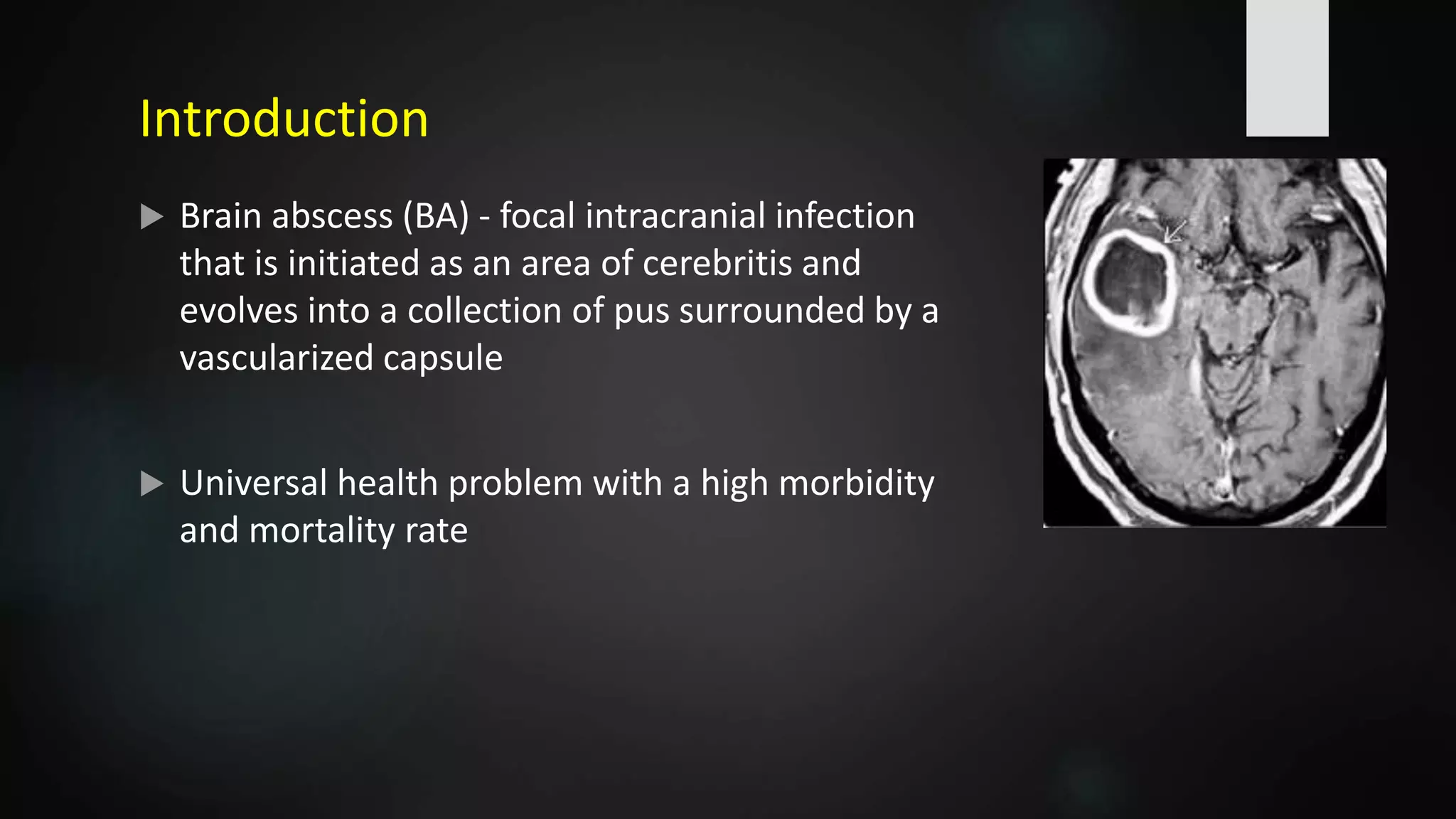 Brain abscess | PPTX