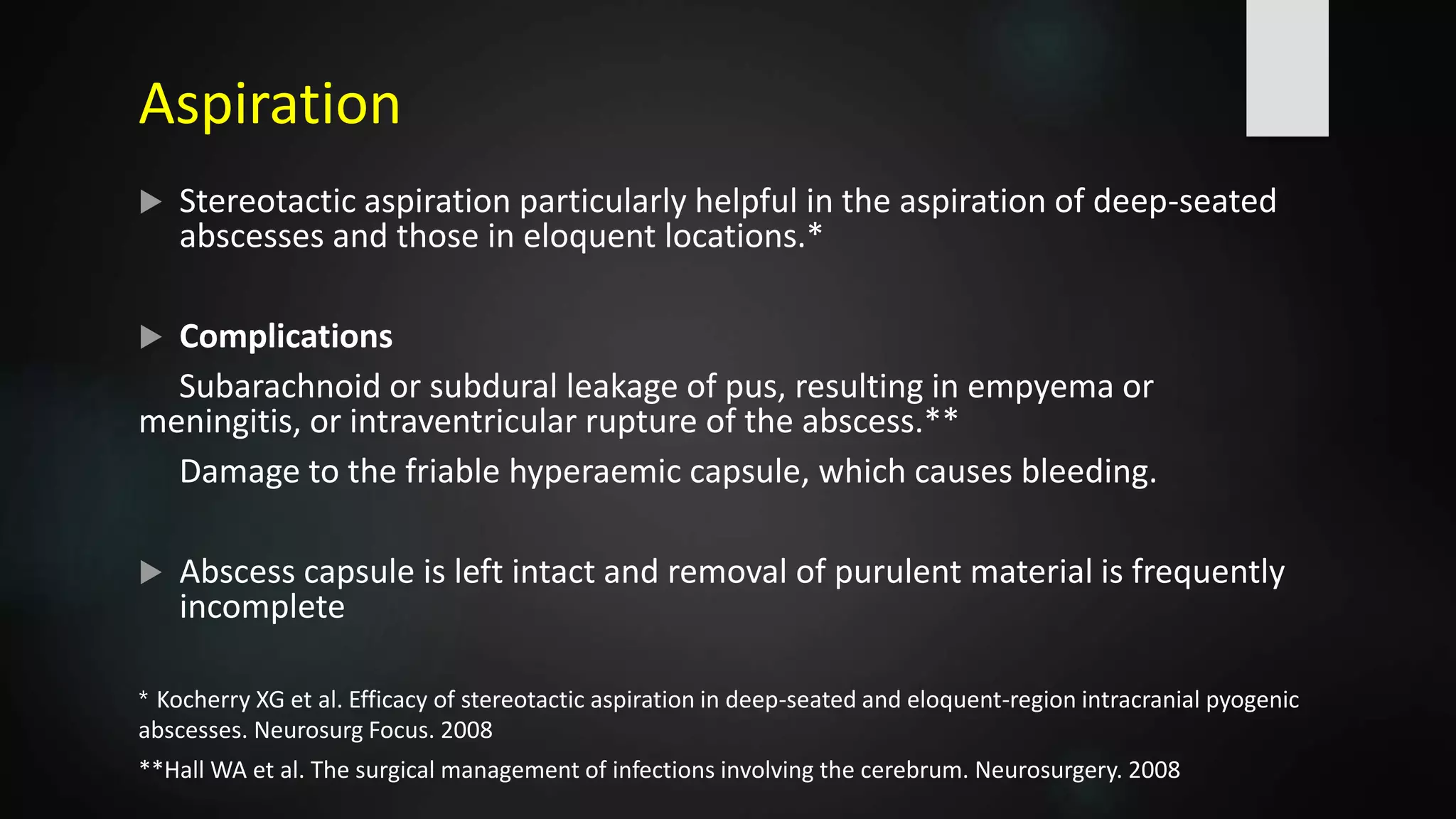 Brain abscess | PPTX
