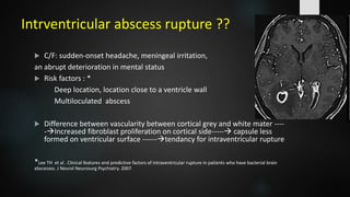 Brain abscess | PPTX