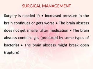BRAIN ABSCESS.pptx dsgswgewgwhtRGTWGRGRDT | PPTX
