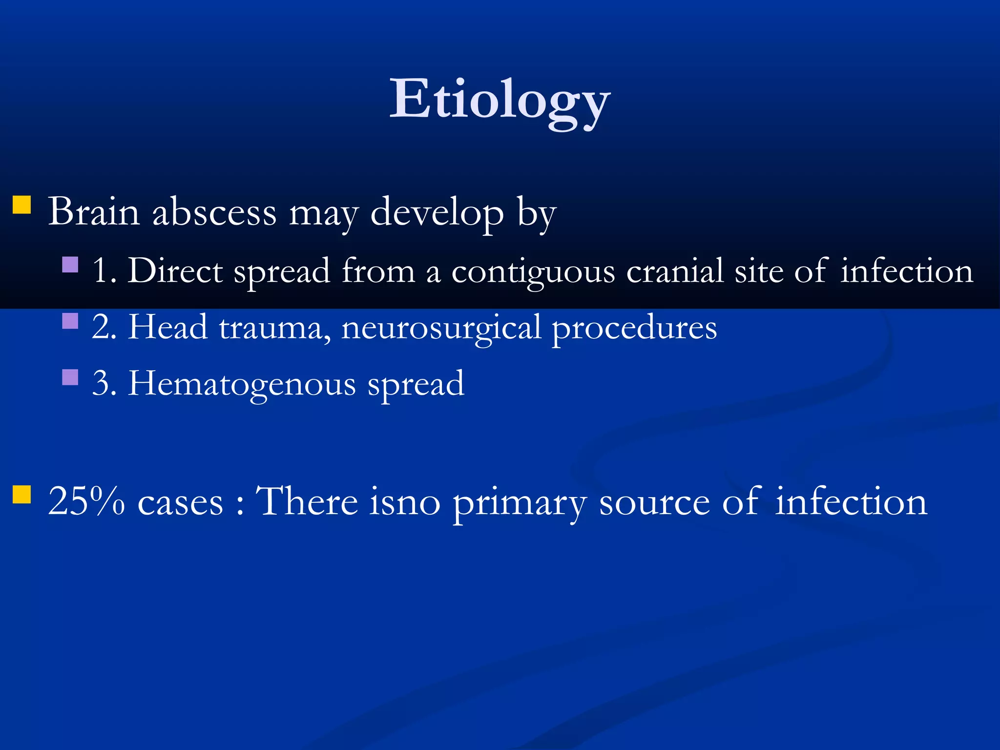 Brain abscess dr shatdal | PPT