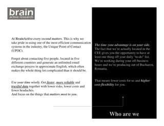 BrainActive MR Presentation | PPT