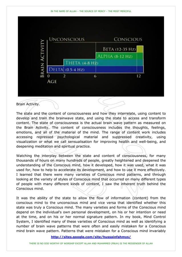 Brain Activity | PDF | Islam | Religion & Spirituality