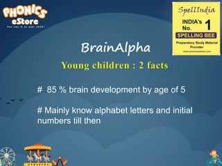BrainAlpha : Brain development with alphabet letters ... a BrainIndia ...