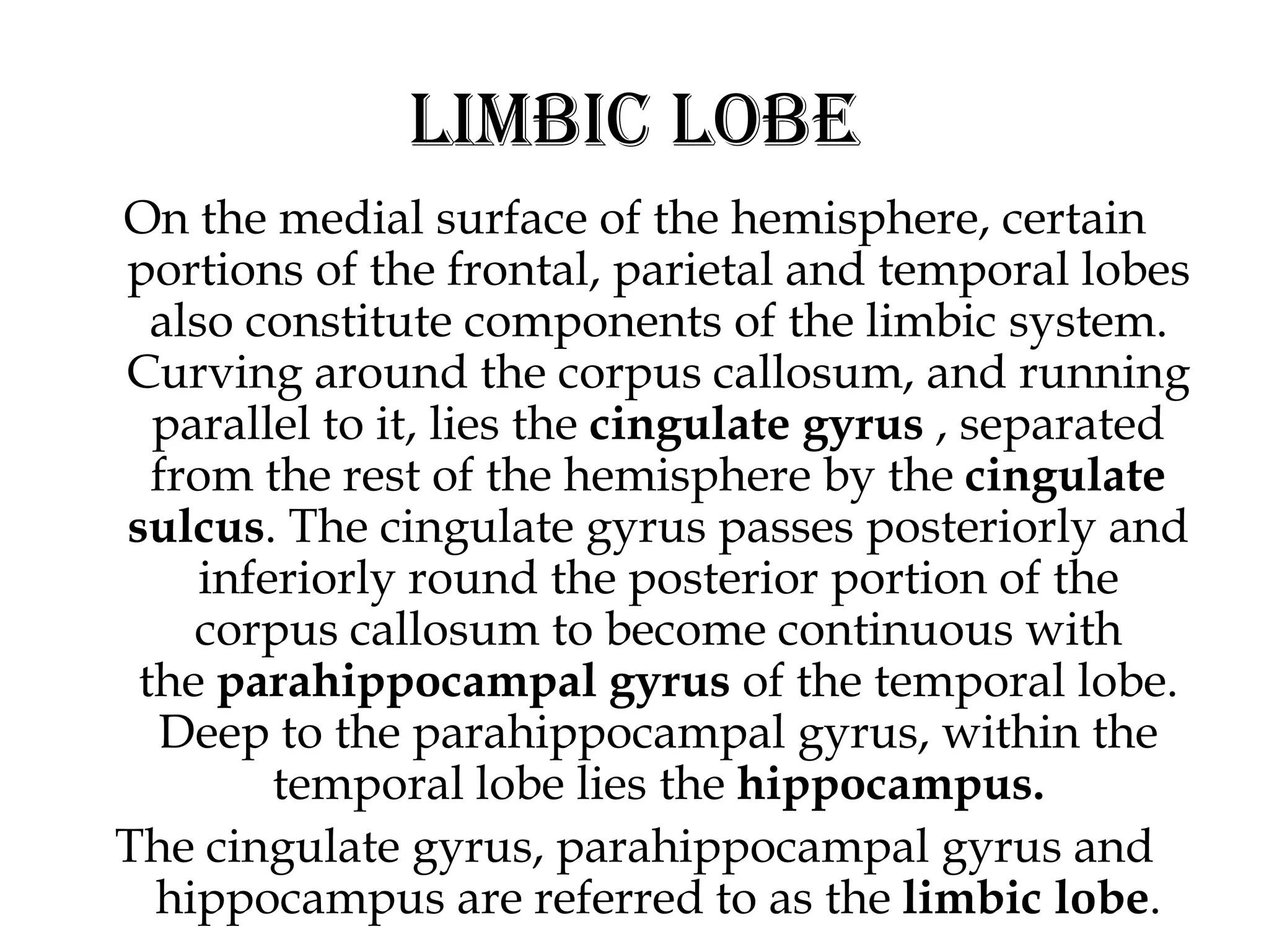 Anatomy of brain sulcus and gyrus - Dr.Sajith MD RD | PPTX