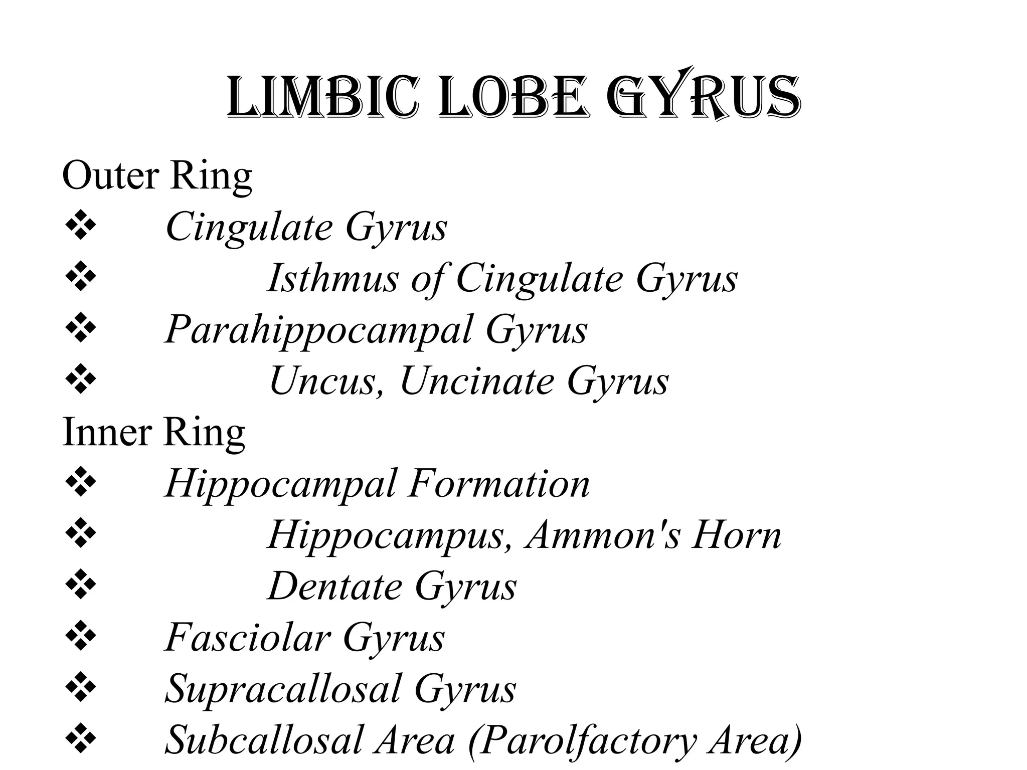 Anatomy of brain sulcus and gyrus - Dr.Sajith MD RD | PPTX