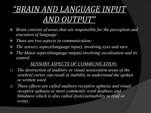 Brain and Language final 1 ggghhhhh.pptx | Brain and Nervous System ...