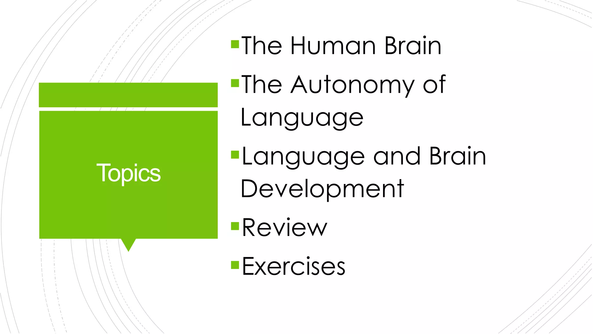 Brain and language | PPT