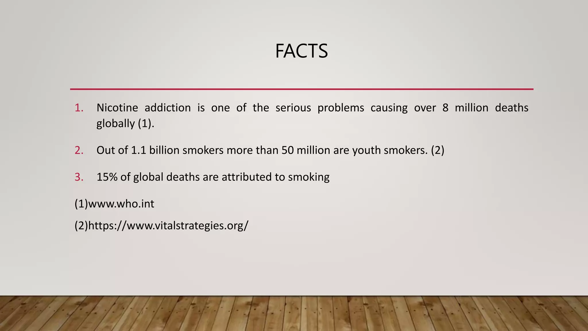 Brain and nicotine addiction.pptx | Smoking Cessation | Wellness