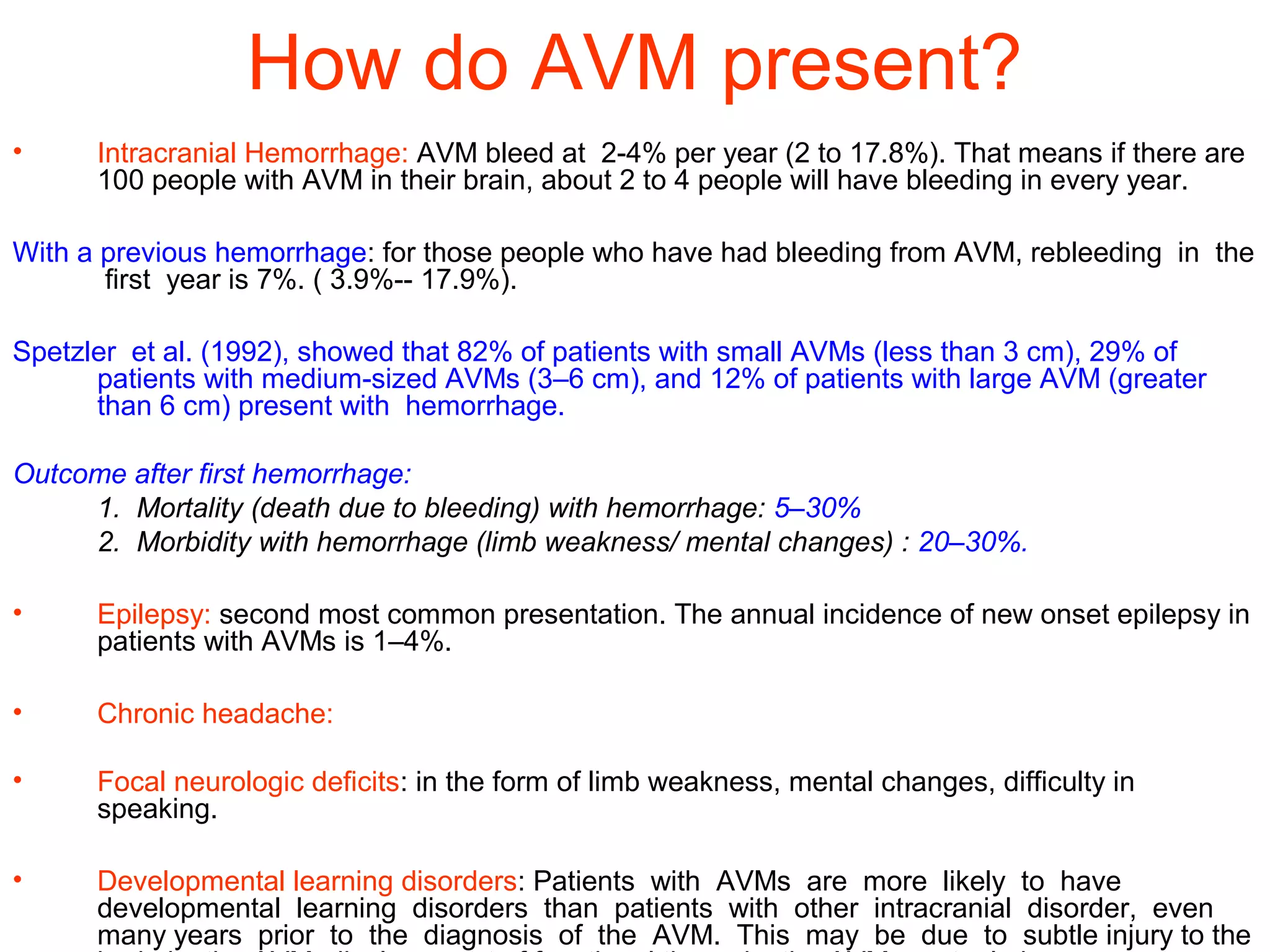 Brain avm | PPT