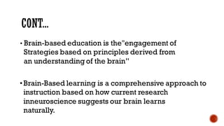 Brain based learning | PPT