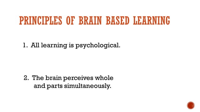 Brain based learning | PPT
