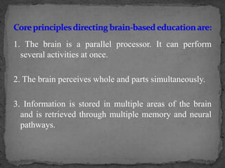 Brain based learning | PPTX