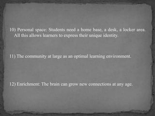 Brain based learning | PPTX