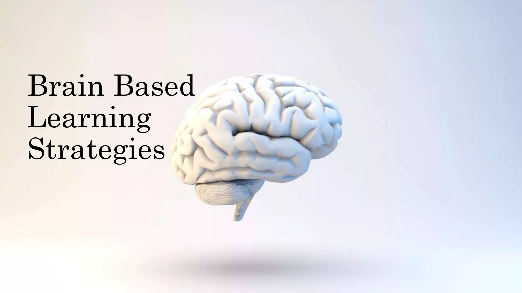 Brain based learning | PPTX