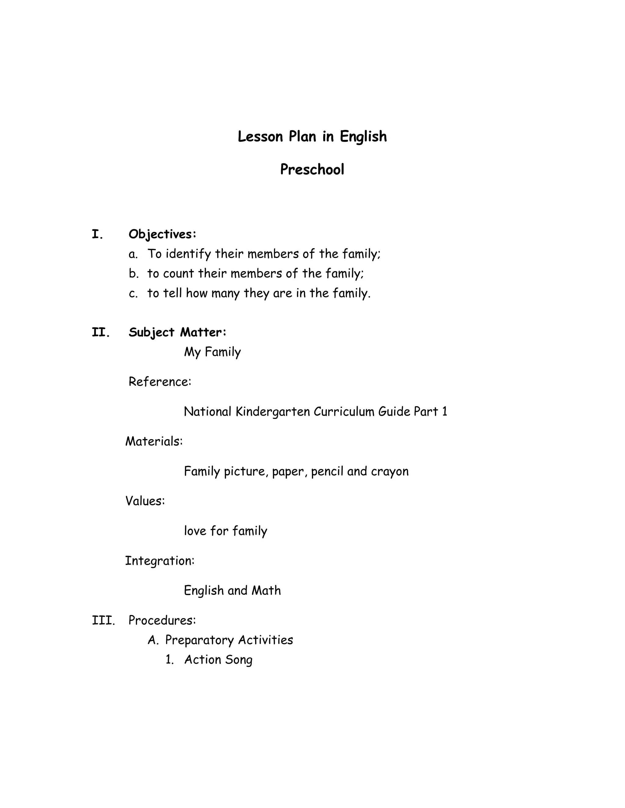 Brain based lesson plan | PDF