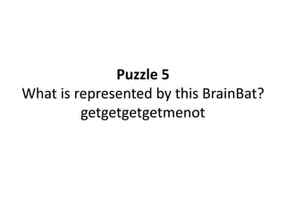 Brain bats!!!!!!!!!!!!!!!!! | PPTX | Games and Puzzles | Hobbies ...