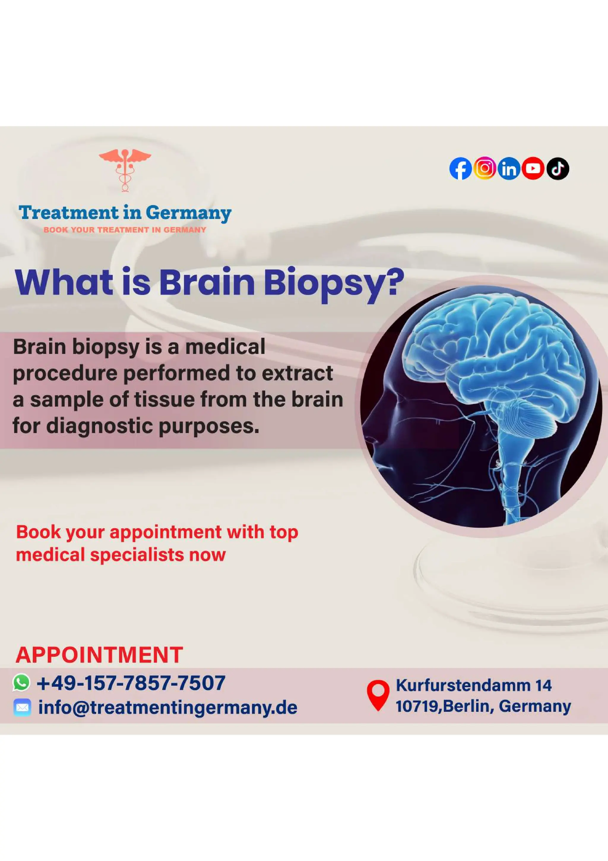 Understanding Brain Biopsy: A Crucial Diagnostic Procedure | PDF