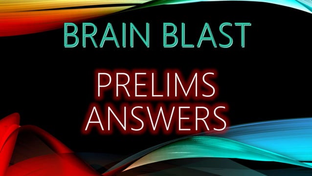 Brain Blast Quiz | PPT