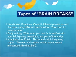 Brain break!!! | PPT