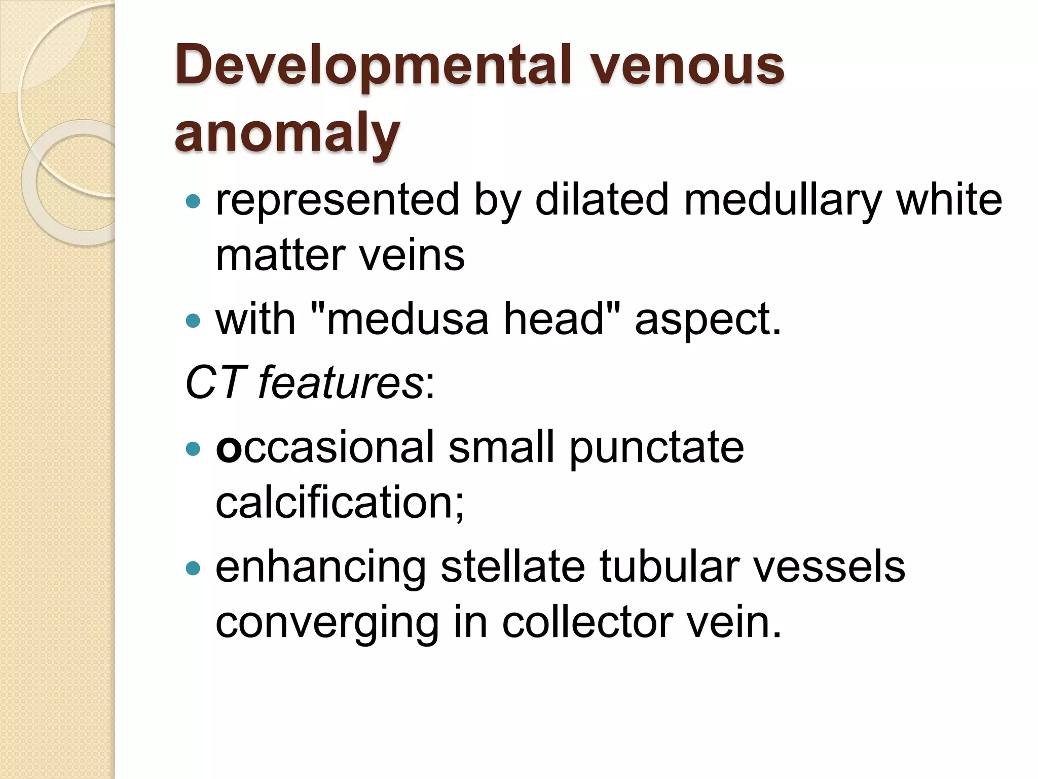 intracerebral calcification | PPTX