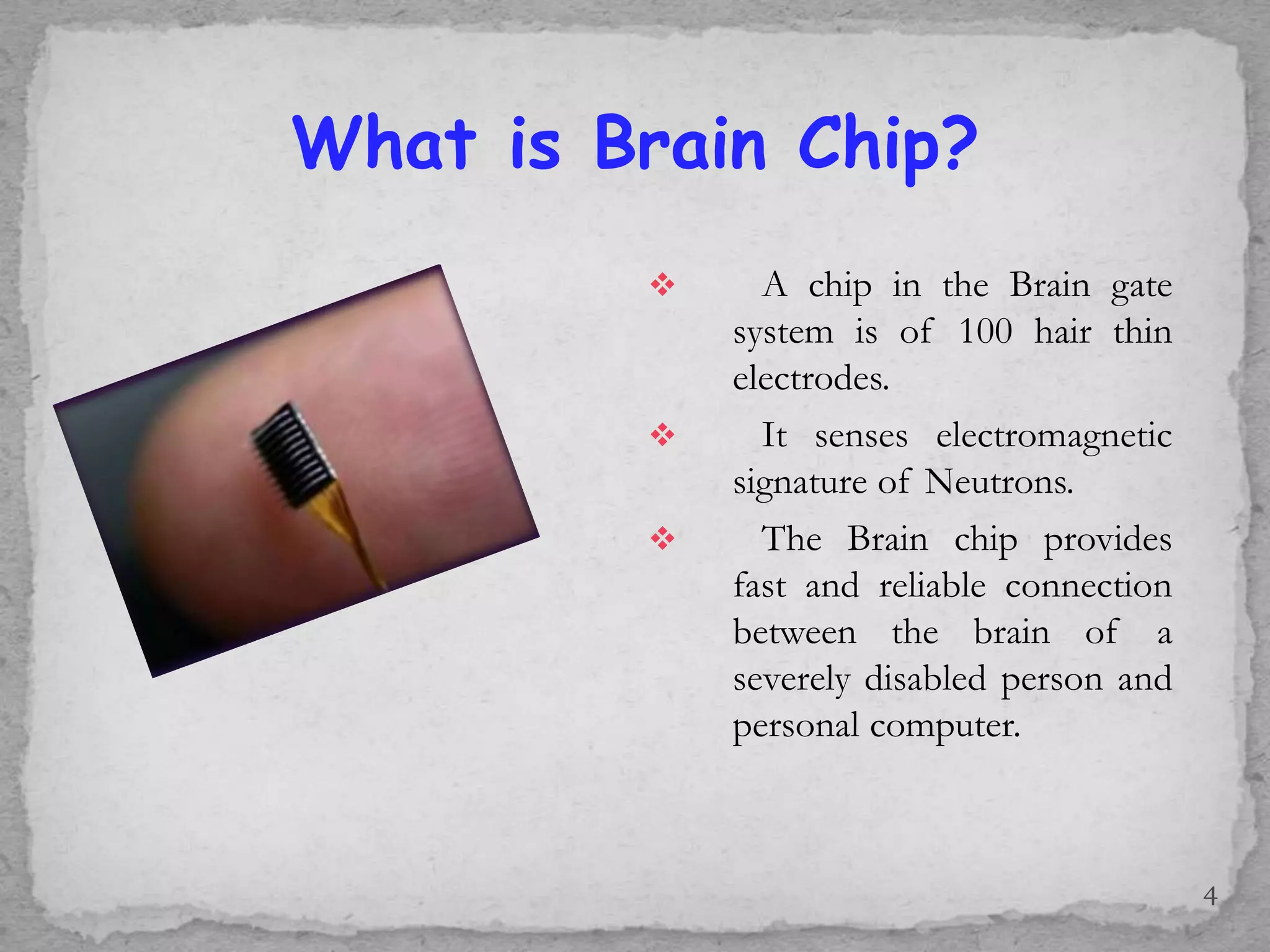 Brain chip | PPTX
