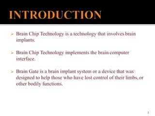 Brain Chip Technology | PPTX