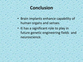 Brain chips ppt | PPTX