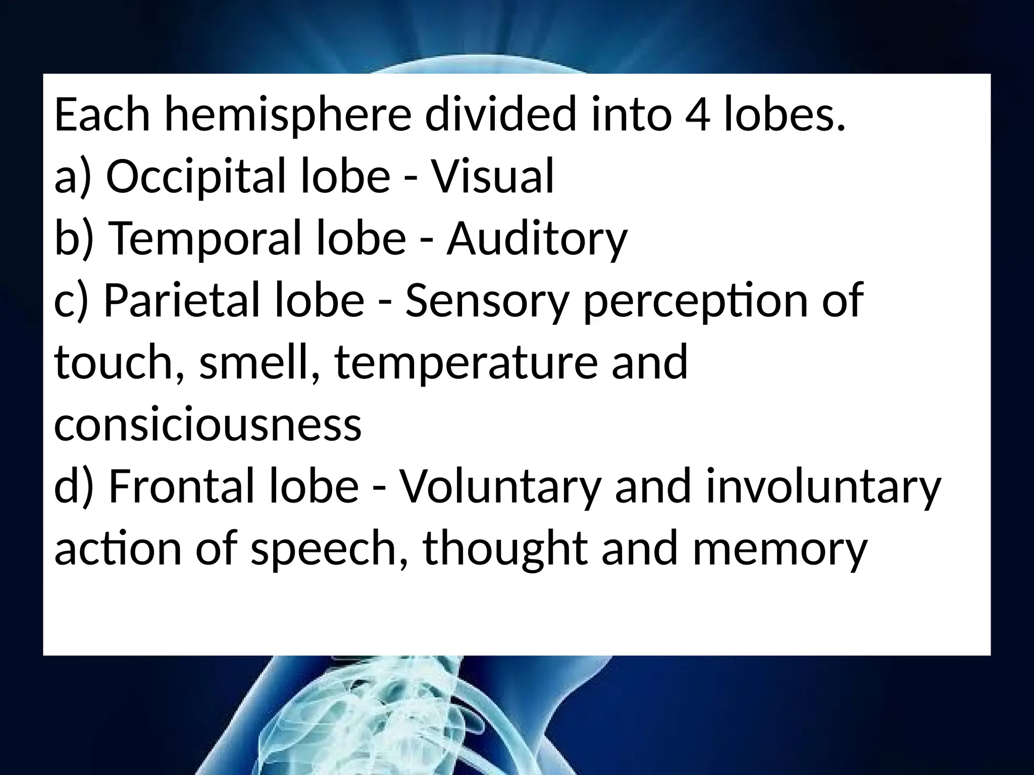 BRAIN structure and its function (class 10) | PPTX