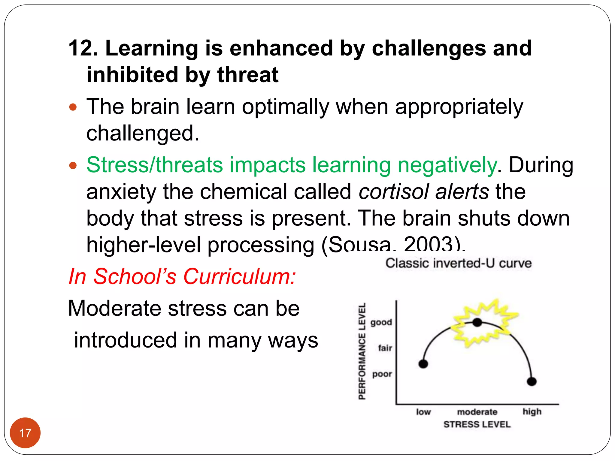 Brain compatible curriculum | PPTX