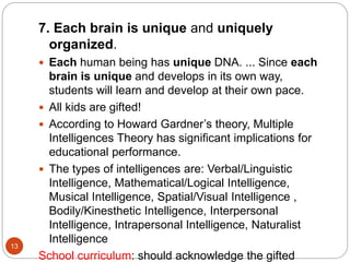 Brain compatible curriculum | PPTX
