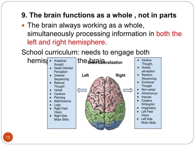 Brain compatible curriculum | PPTX