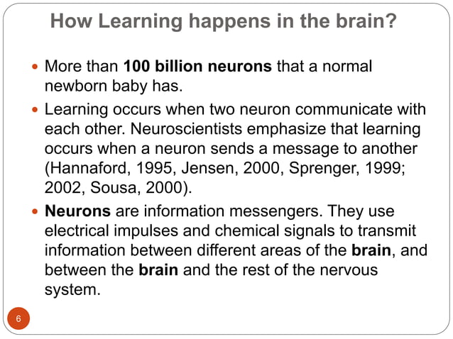 Brain compatible curriculum | PPTX