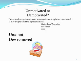 Brain compatible motivation | PPTX