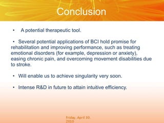 Brain Computer Interface | PPT