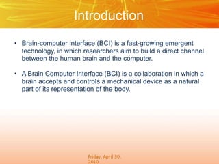 Brain Computer Interface | PPT
