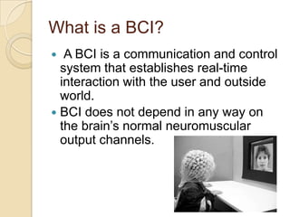 Brain computer interaction | PPT