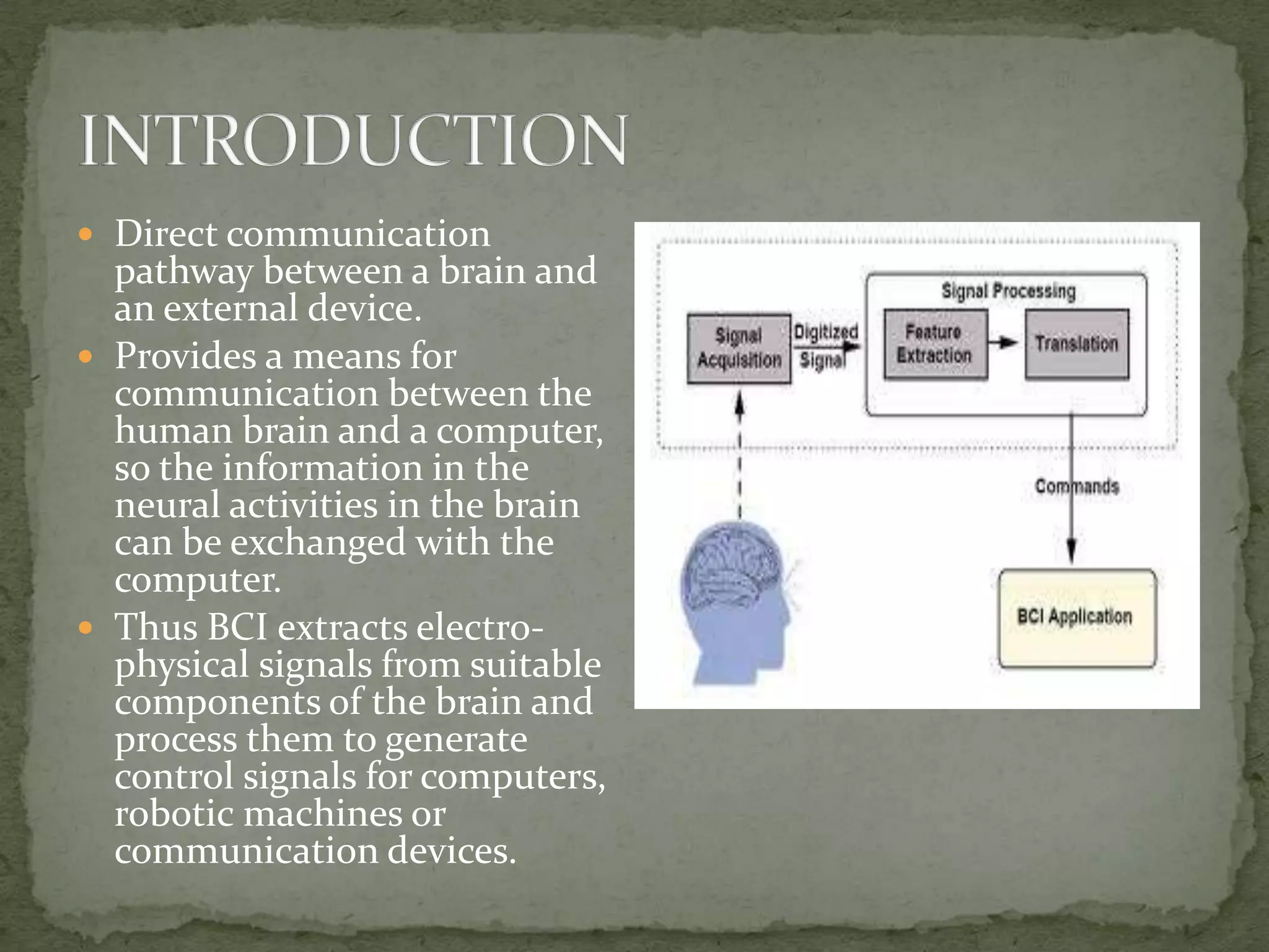Brain computer interface | PPTX