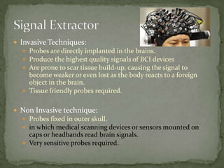 Brain computer interface | PPTX