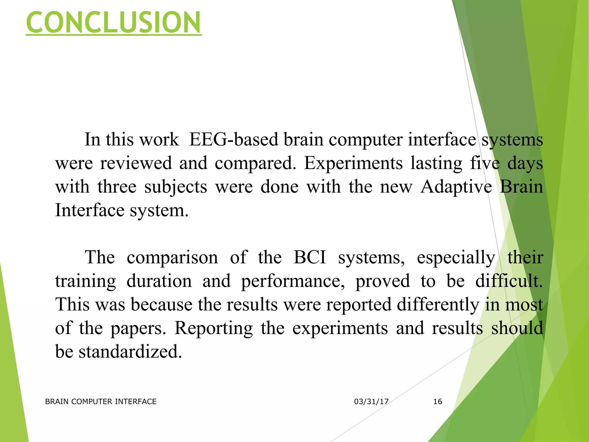 Braincomputerinterface ppt | PPT | Brain and Nervous System Disorders ...