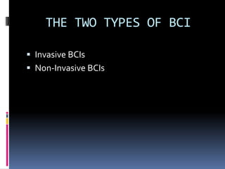 Brain computer interface | PPTX