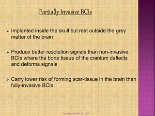 Brain computer interface | PPTX