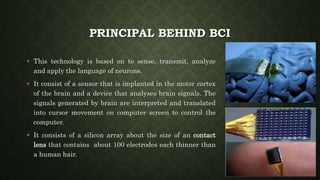 Brain computer interface | PPTX