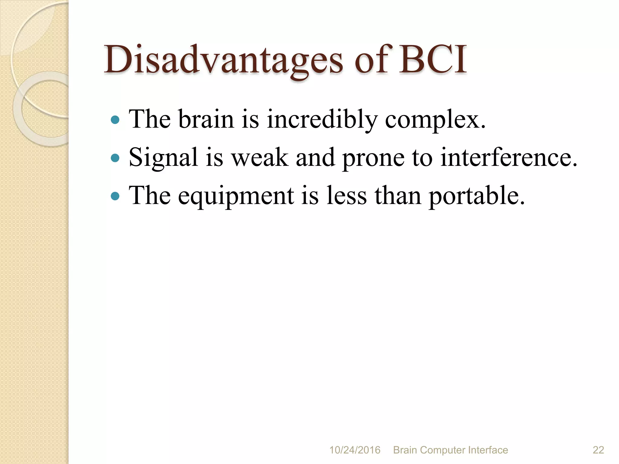 Brain computer interface | PPTX